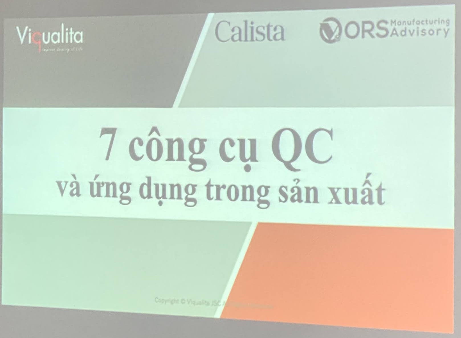 Đào tạo 7 Công cụ QC tại CÔNG TY TNHH TRANG SỨC CALISTA - Viqualita